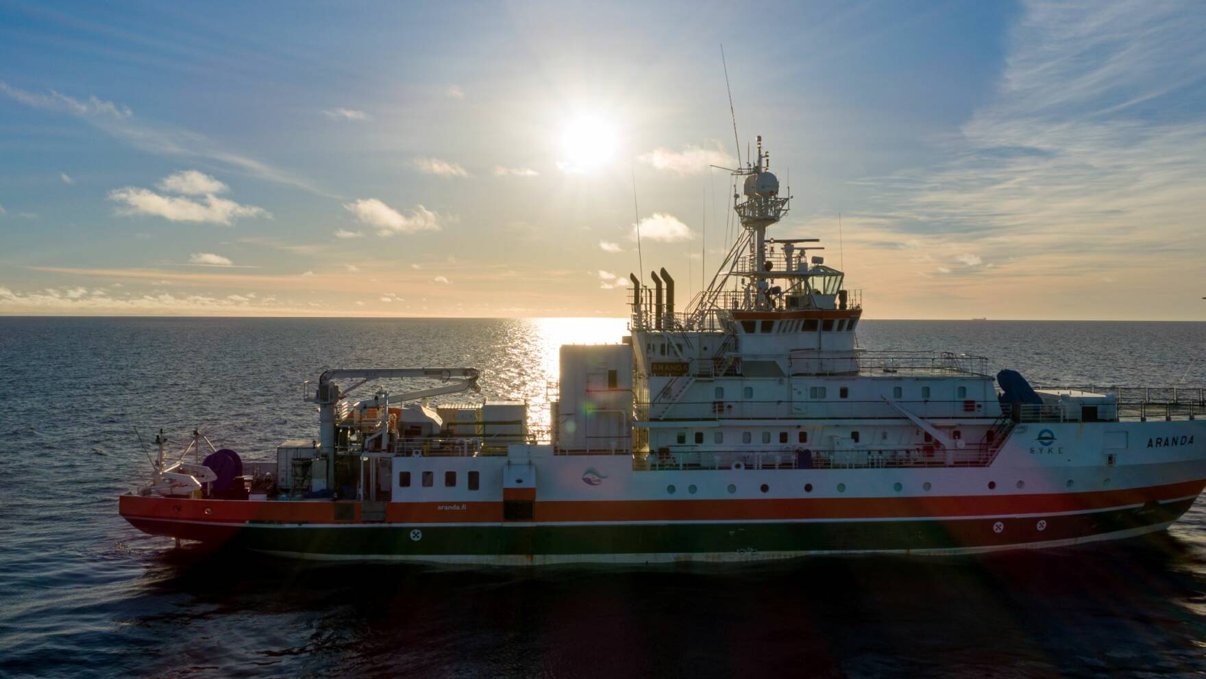 Research vessel Aranda - The Baltic Sea